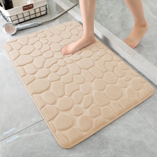 1 stuk badmat, 18D spons badmat, absorberende badmat, badmat, douchemat ...
