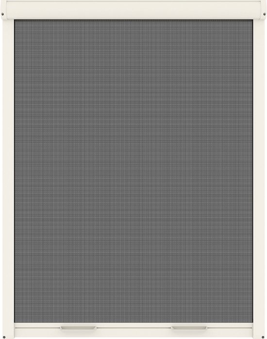 Livn rolhor raam Basic 150x155cm wit - Automatisch rolsysteem - Gaas ...