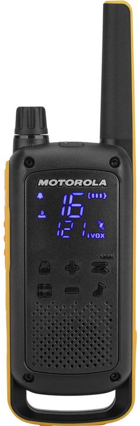 Motorola T82 Extreme Quad Pack - 10 km bereik - Zwart Geel | bol