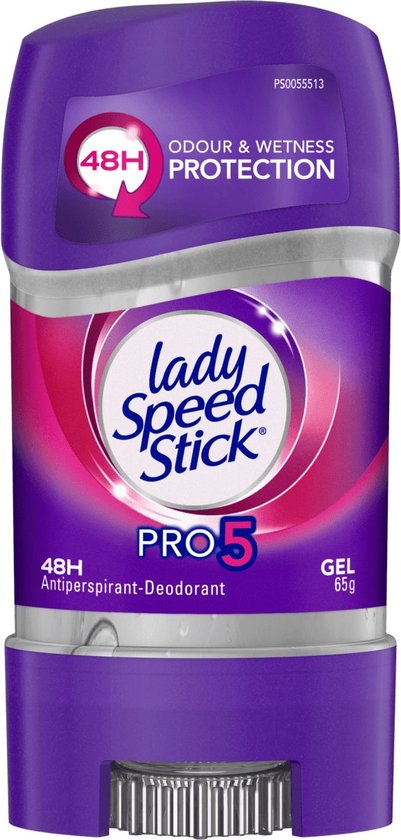 Lady Speed Stick Pro 5 in 1 Deodorant Gel Stick - Deodorant Vrouw - 65g ...