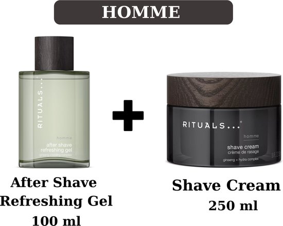 Rituals - Homme - Combi Set - Shave Cream 250 ml + After Shave ...