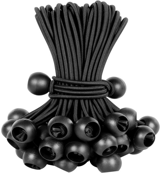 Daity 50-pack - Bungee-koorden - 6 inch imitatie zware bungee-koorden ...