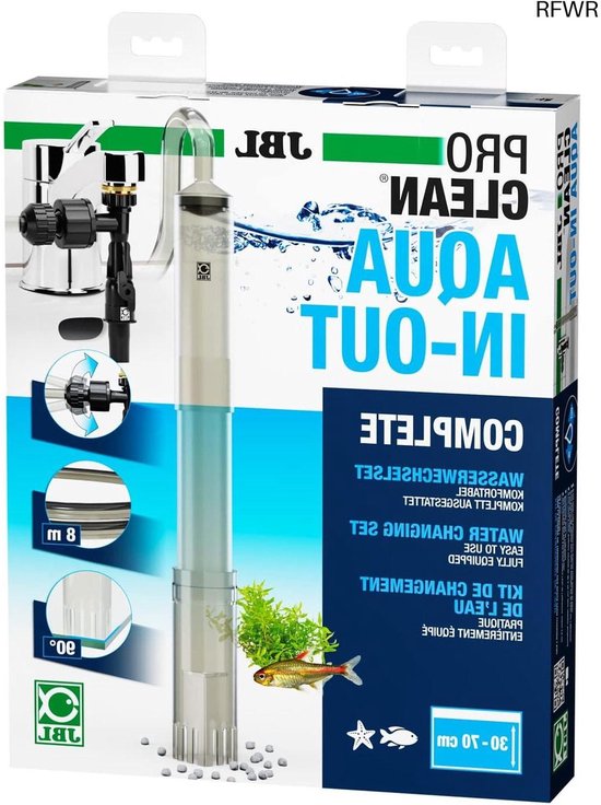 RFWR® Waterverversingsset voor aquaria met bodemreiniger en slang ...