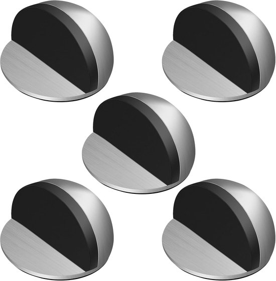 Set van 5 Deurstoppers - Deurstoppers Transparant- Deurbuffer - 4.5x4 ...