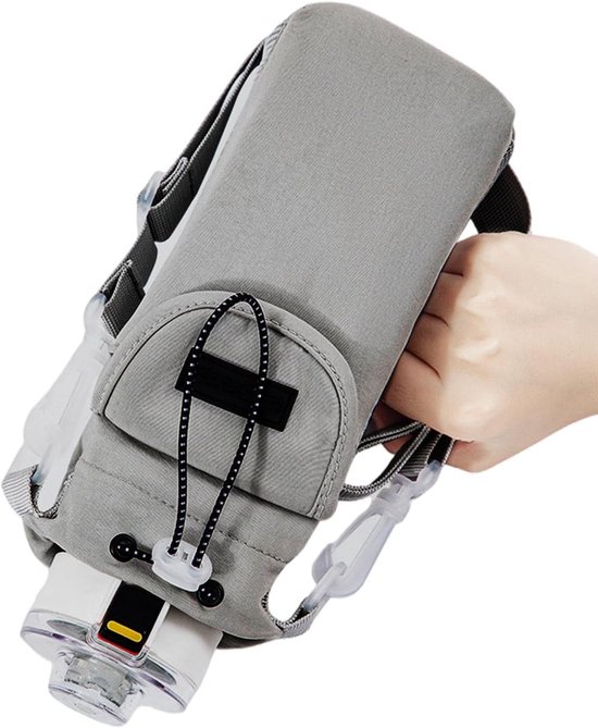 Waterfles Tas met Schouderband – Flessenhouder voor Reizen, Picknick ...