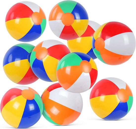 10 stuks Strandbal, opblaasbare strandbal, waterbal voor kinderen ...