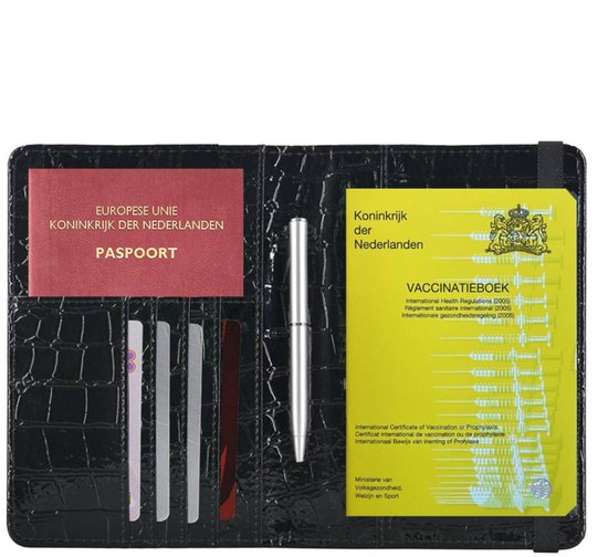 Vaccinatiepaspoort Hoesje - Vaccinatieboekje Gele Boekje Houder ...