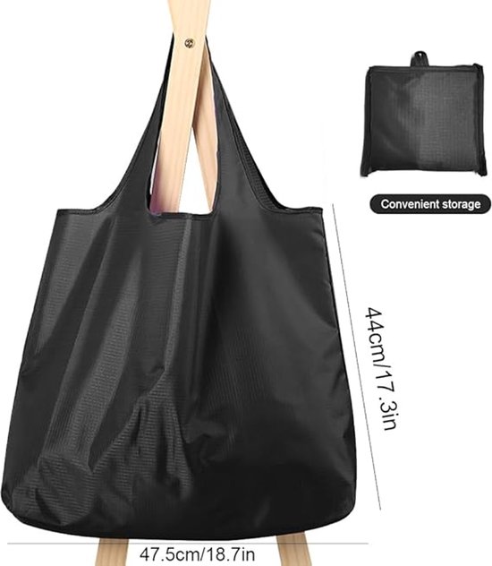 Grote herbruikbare boodschappentas - Opvouwbaar, waterdicht en ...