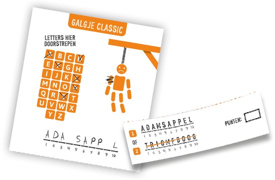 999 Games - Galgje Classic - Familiespel - Gezelschapsspel ...