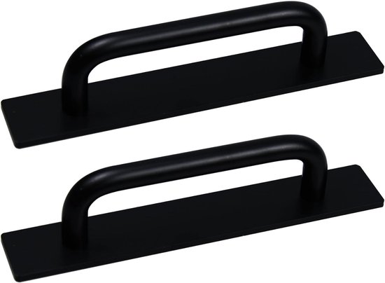Handgreep - Zwart - 150mm - Deurbeslag voor raam, deurtjes, schuifkast ...