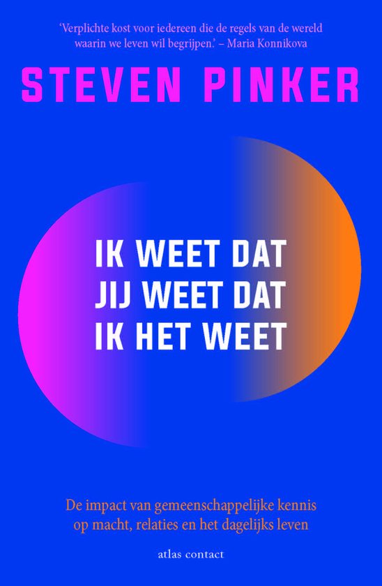 Ik weet dat jij weet dat ik het weet, Steven Pinker | 9789045050416 | Boeken | bol