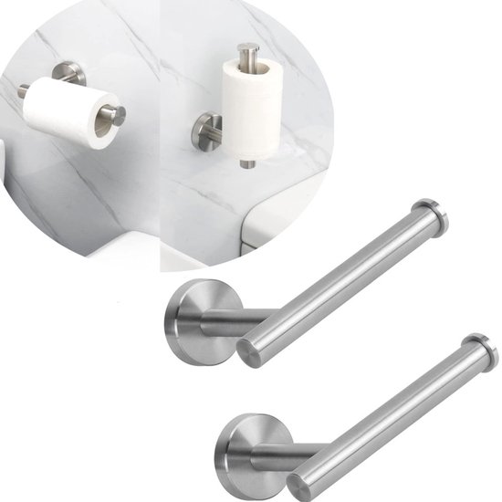 Toiletrolhouder - Wc rolhouder zonder klep - wc-rol stang - WC Rol ...