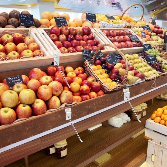 Allecto Plus - 25 stuks Slat Wall Panel Haken 15 cm - Shop Shelf Hook ...