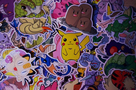Pokémon stickers vinyl - 10 stuks laptopstickers | bol.com
