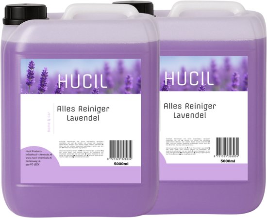 Hucil Allesreiniger Lavendel - 2x5 liter voordeelverpakking | bol