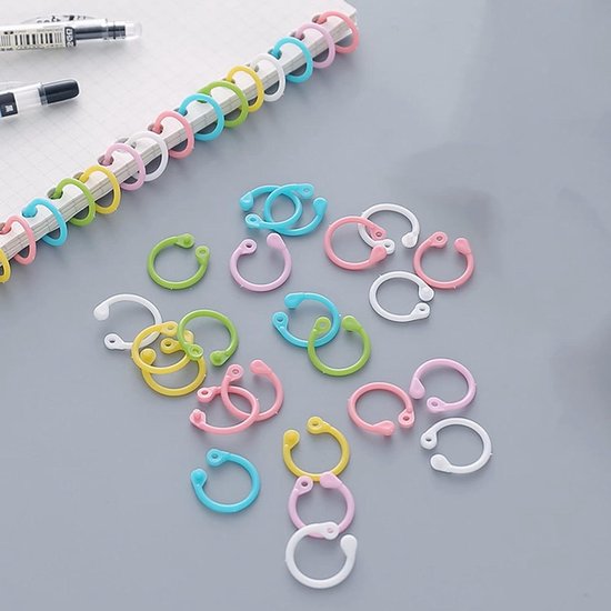 Allecto Plus - Plastic Boekringen 120 stuks - Binder voor Kaarten ...