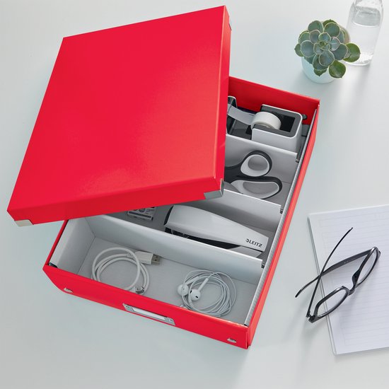 Leitz Wow Click & Store Kleine Opbergdoos - 84% Gerecycled Karton ...