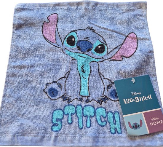 Lilo & Stitch "Stitch" Handdoek, Badkamer, Keuken, Toilet (30x30 cm ...