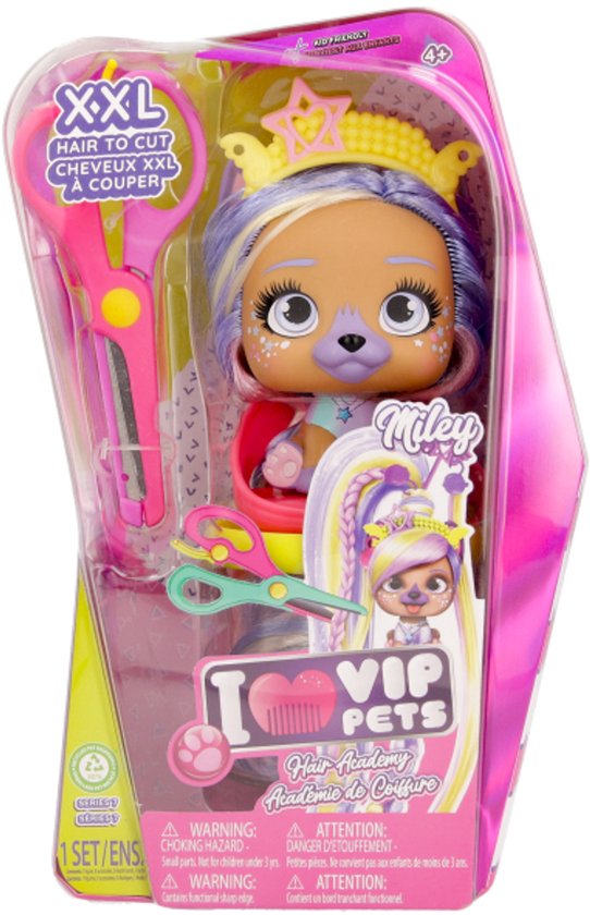 Pop IMC Toys VIP PETS Hair Academy - Lady Miley | bol