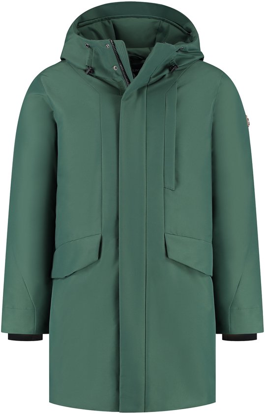 Travelin' Janson Heren - Parka Winterjas - Waterdicht - Donkergroen | bol