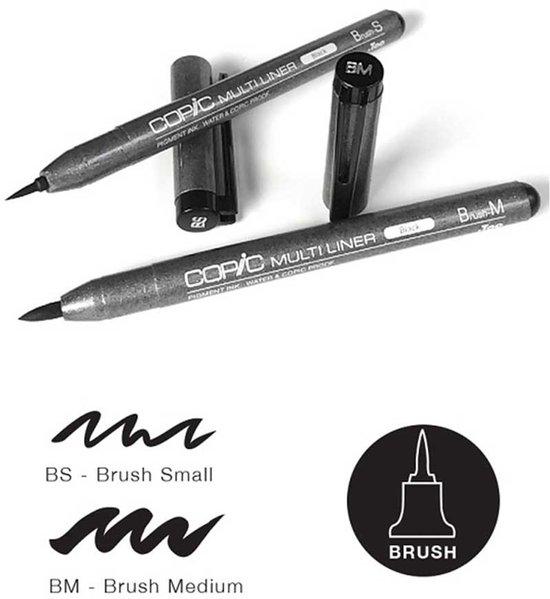 Copic Fineliners Set 4 Stuks - Multiliners Set B - Tekenpennen Voor ...