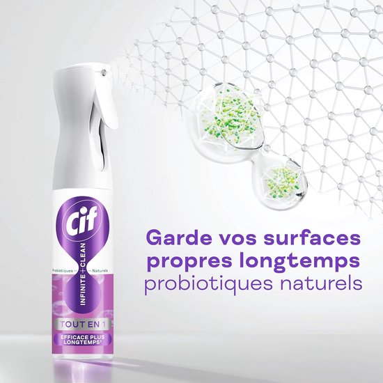 Cif Infinite Clean Probiotic Spray - Alles-in-1 Reinigingsspray - 2x280 ...