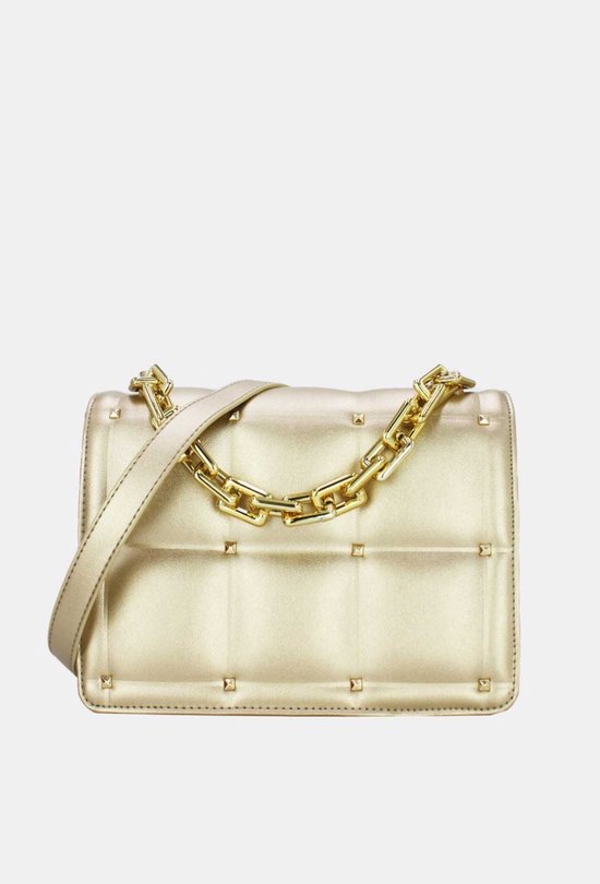 Handtas goud met studs | bol