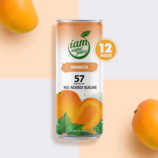 I am Superjuice Mango 12x0,33L - échte mangosap gemixt met water ...