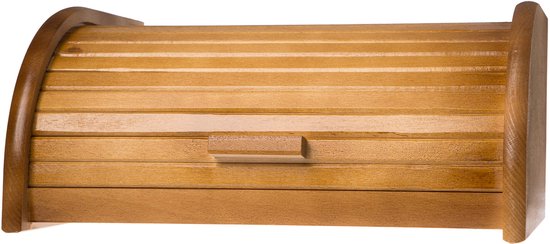 KADAX Ruime broodtrommel van hoogwaardig hout, broodtrommel met ...