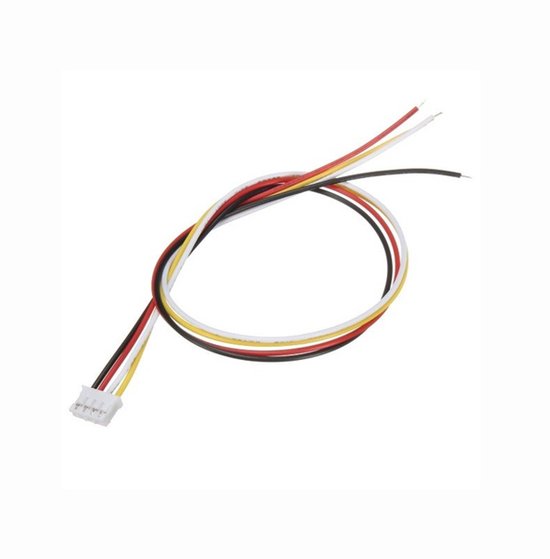 PH2.0 Kabel 20cm – 4-Pin – Female stekker aan één zijde – Open uiteinde ...