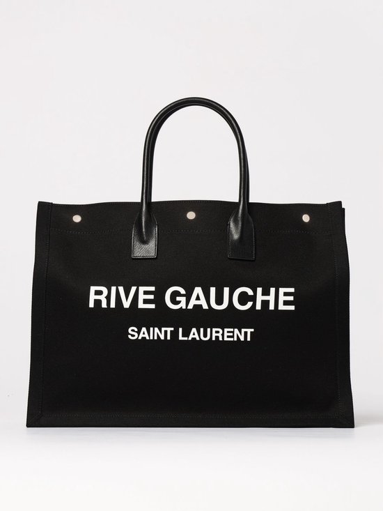 Rive Gauche Tote Shopping Bag - Black | bol