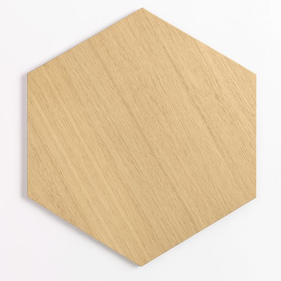 Houten Hexagon Tegel – 30×25 cm – Blanco Design – Eiken Gefineerd MDF ...