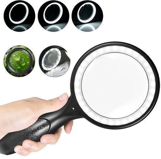 Vitdipy - Vergrootglas met verlichting - 30x & 60x Vergroting ...