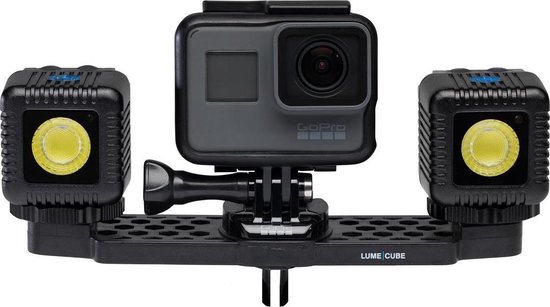 Lume Cube Kit GoPro Mounting Bar + 2 Grijze Lume Cubes | bol