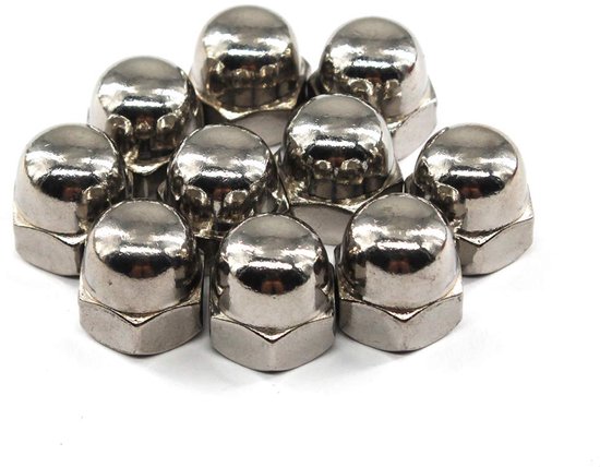 M10 Acorn Cap Moer Hex Moer Set 304 Rvs 20PCS | bol