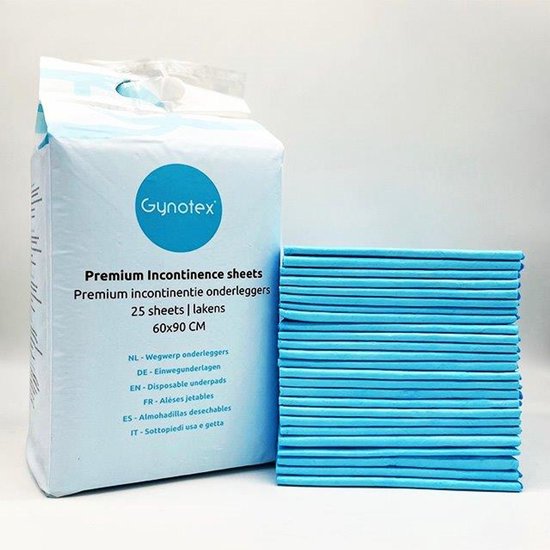 Gynotex - Premium incontinentie bed onderleggers -wegwerp incontinentie ...