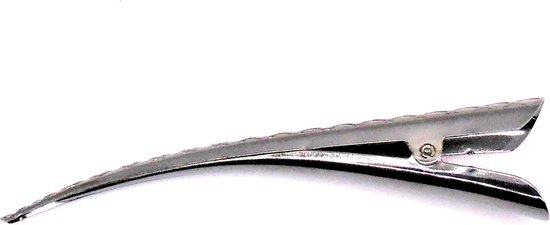 Duckklem grijs metaalkleur donker | bol