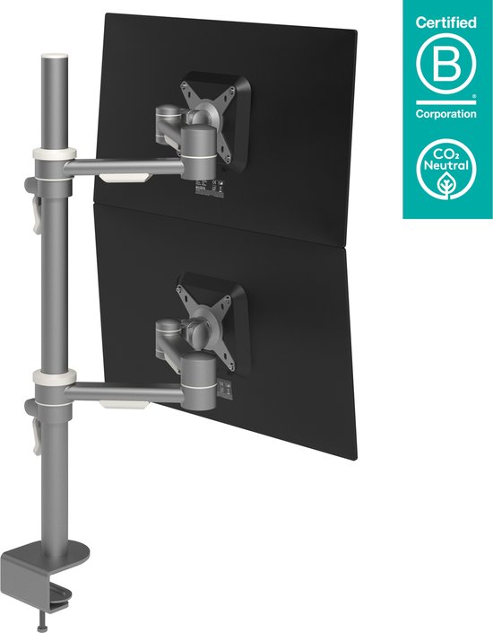 Viewmate Monitorarm - Zilver | bol