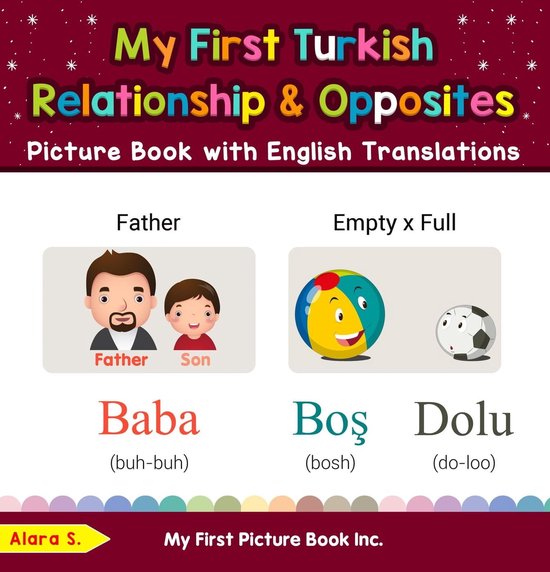 Teach & Learn Basic Turkish words for Children 11 - My First Turkish ...