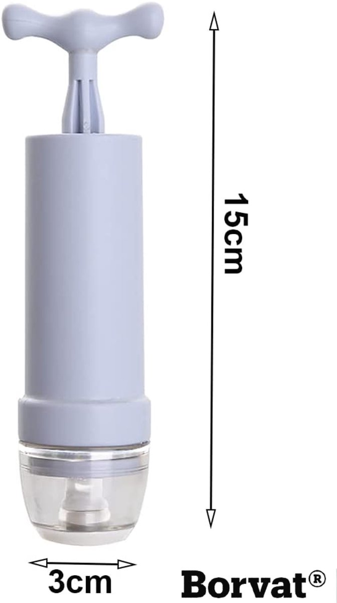 Borvat® | Handmatige vacuümpomp | bol.com