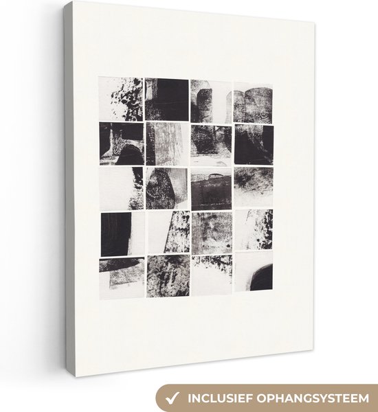 Mozaïek - Abstract - Zwart - Wit | bol.com