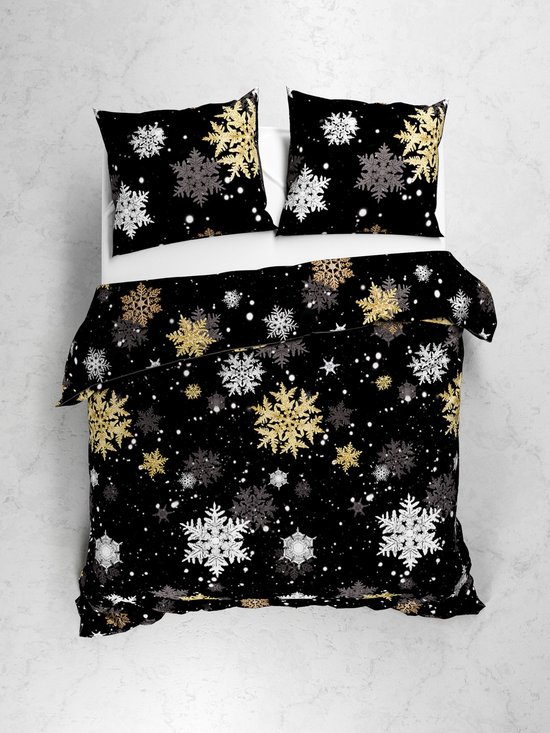 Heckettlane Multi Dekbedovertrek Avrem, gemaakt van 100% Katoen-Flanel ...