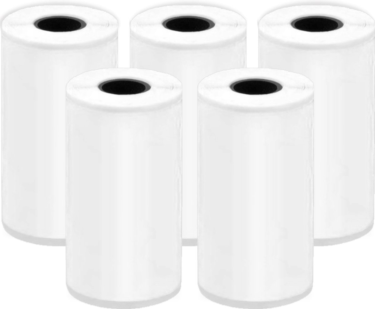 Pocket Printer Papier - Thermisch Papier voor Mini Printer - 5 Rollen ...
