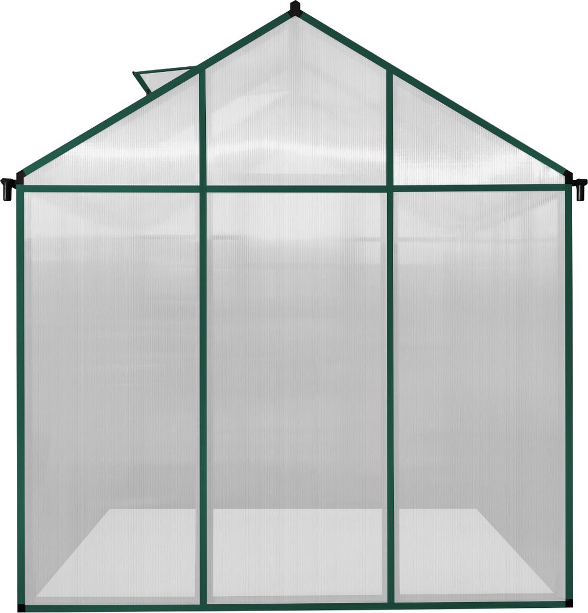 Tuinkas Broeikas - 180 x 180 x 194 cm - 6.2 m3 - Dakraam Ventilatie - Deur Hangslot &... | bol.com