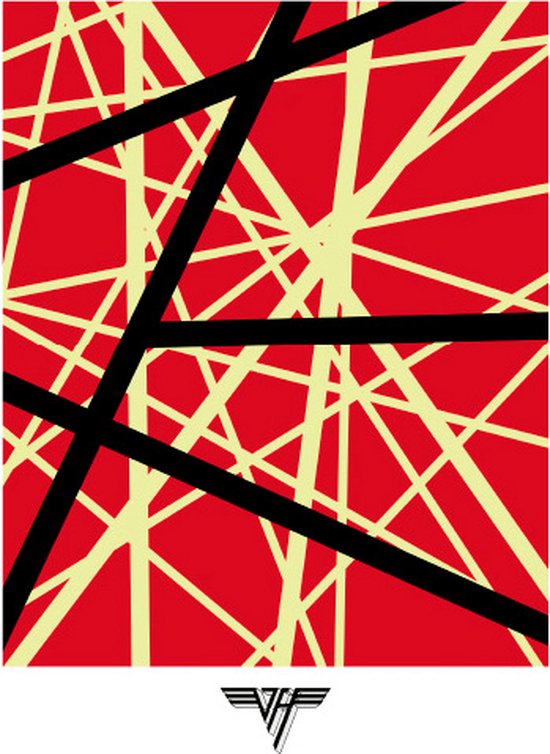 Signs-USA - Muziek Sign - metaal - Van Halen - Eddie van Halen Stripes ...