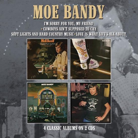 Moe Bandy - Four Classic Albums (CD), Moe Bandy | Muziek | bol.com