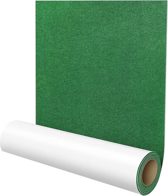 Zelfklevende vilt - plakvilt - 42cm breed - groen | bol.com