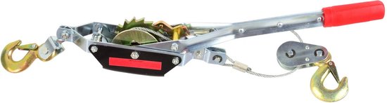 Handtakel 2 ton met 2 haken - puller - Spanner - Treklier - trekker | bol