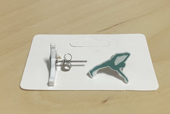 Turnoorbellen - Turquoise - Inclusief armbandje en sleutelhanger ...