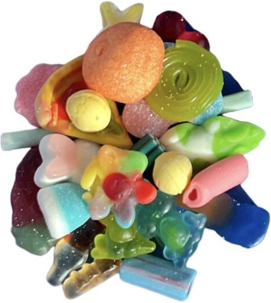 Snoepzakjes - 10 Stuks - 80 gram - Spekbol - Gemengd snoep - Gekleurd ...